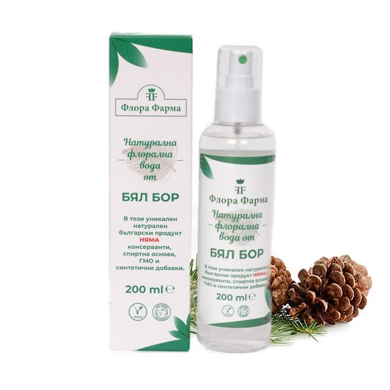 Натурална флорална вода от бял бор – 200 мл FLORA PHARMA