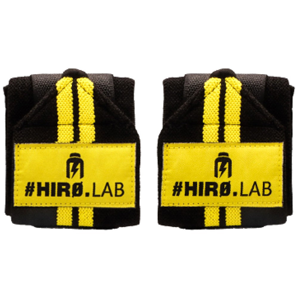 Hero Wrist Wraps | Black & Yellow