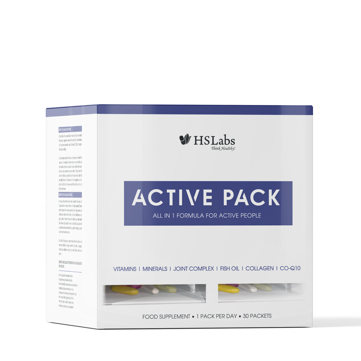 Active Pack 30 Packs Food Supplement HS LABS