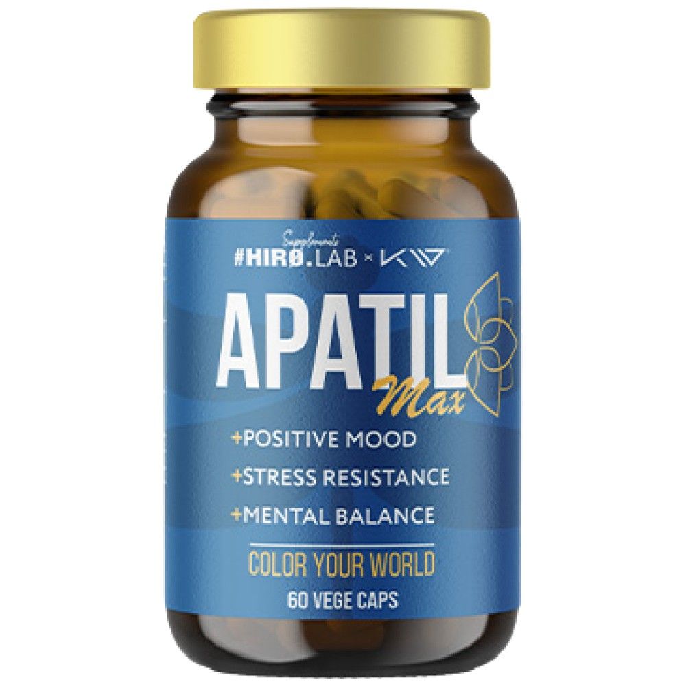 Apatil Max | with Ashwagandha, Saffron & Ginseng - 60 капсули Hero.Lab ...