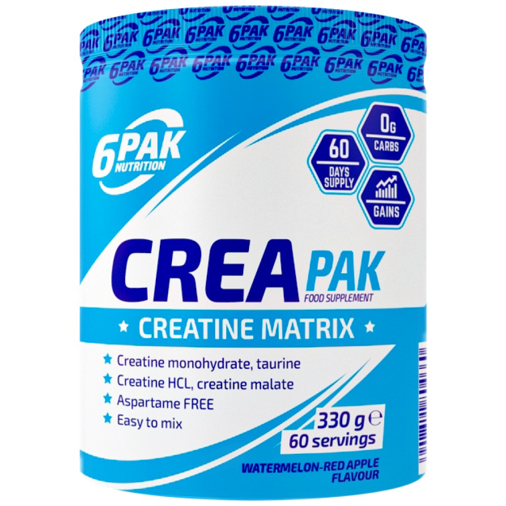 CREA PAK (Creatine Matrix) - 330 грама 6PAK Nutrition - Топ Цена