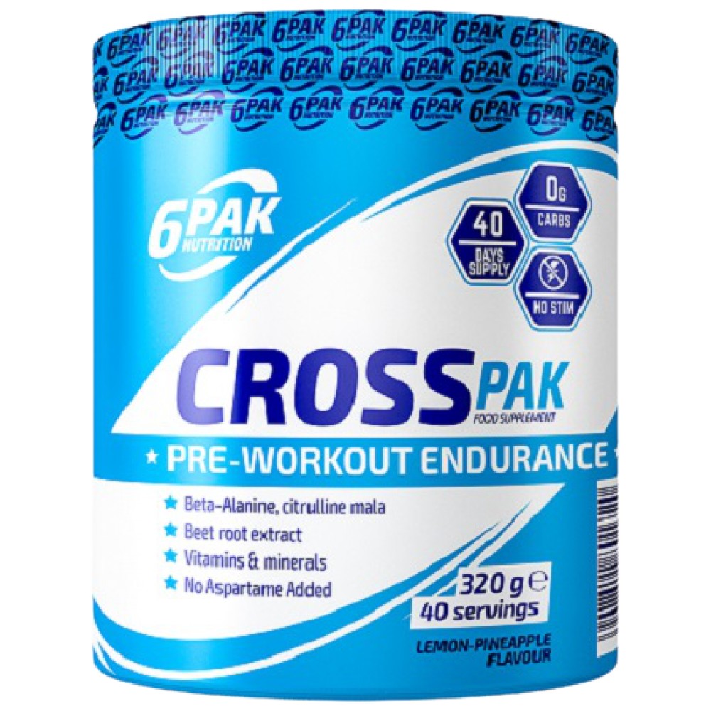 CROSS PAK [320 грама, 40 Дози] 6PAK Nutrition - Топ Цена