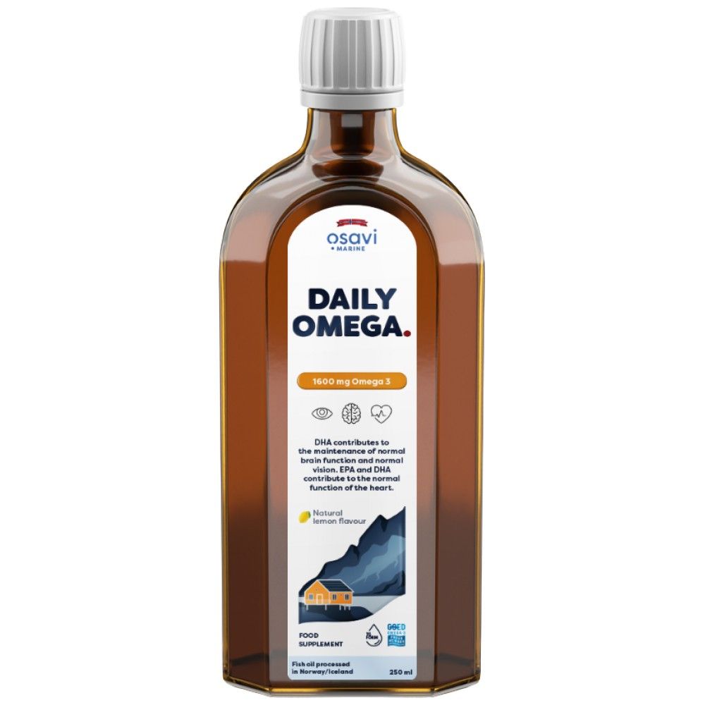 Daily Omega Liquid | Natural Lemon Flavored - 250 мл