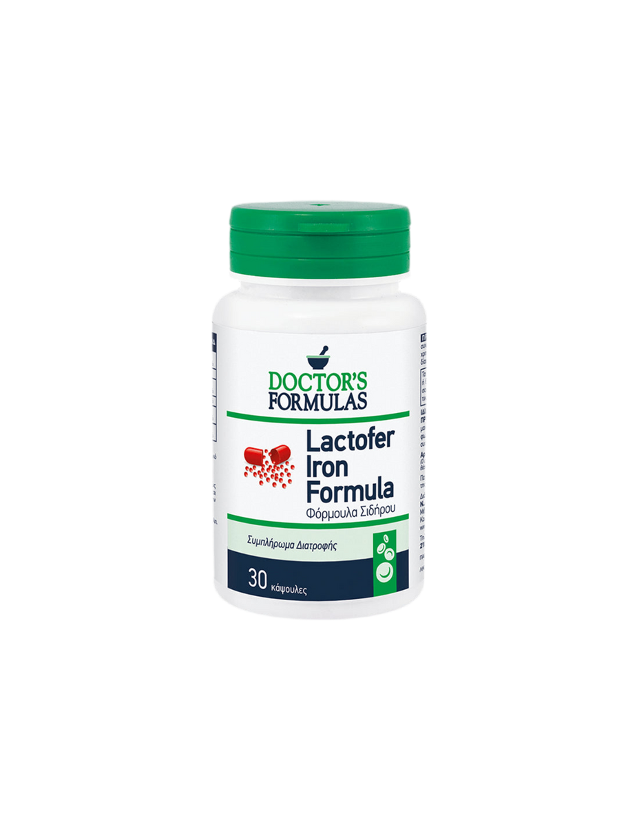 Lactofer Iron Formula / При желязодефицитна анемия, 30 капсули Doctor’s ...