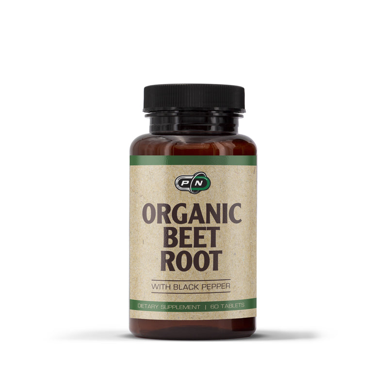 Organic Beetroot With Black Pepper Tablets Pure Nutrition