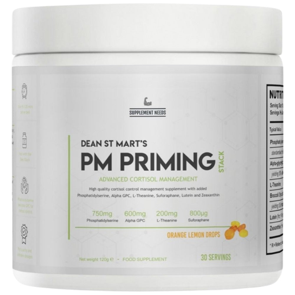 PM Priming Stack | Advanced Cortisol Management 120 грама Supplement ...