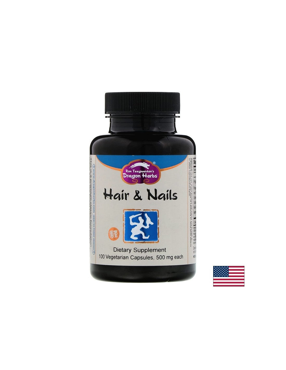 Hair and Nail Formula - Anti-Aging Care, 500 mg, 100 capsules