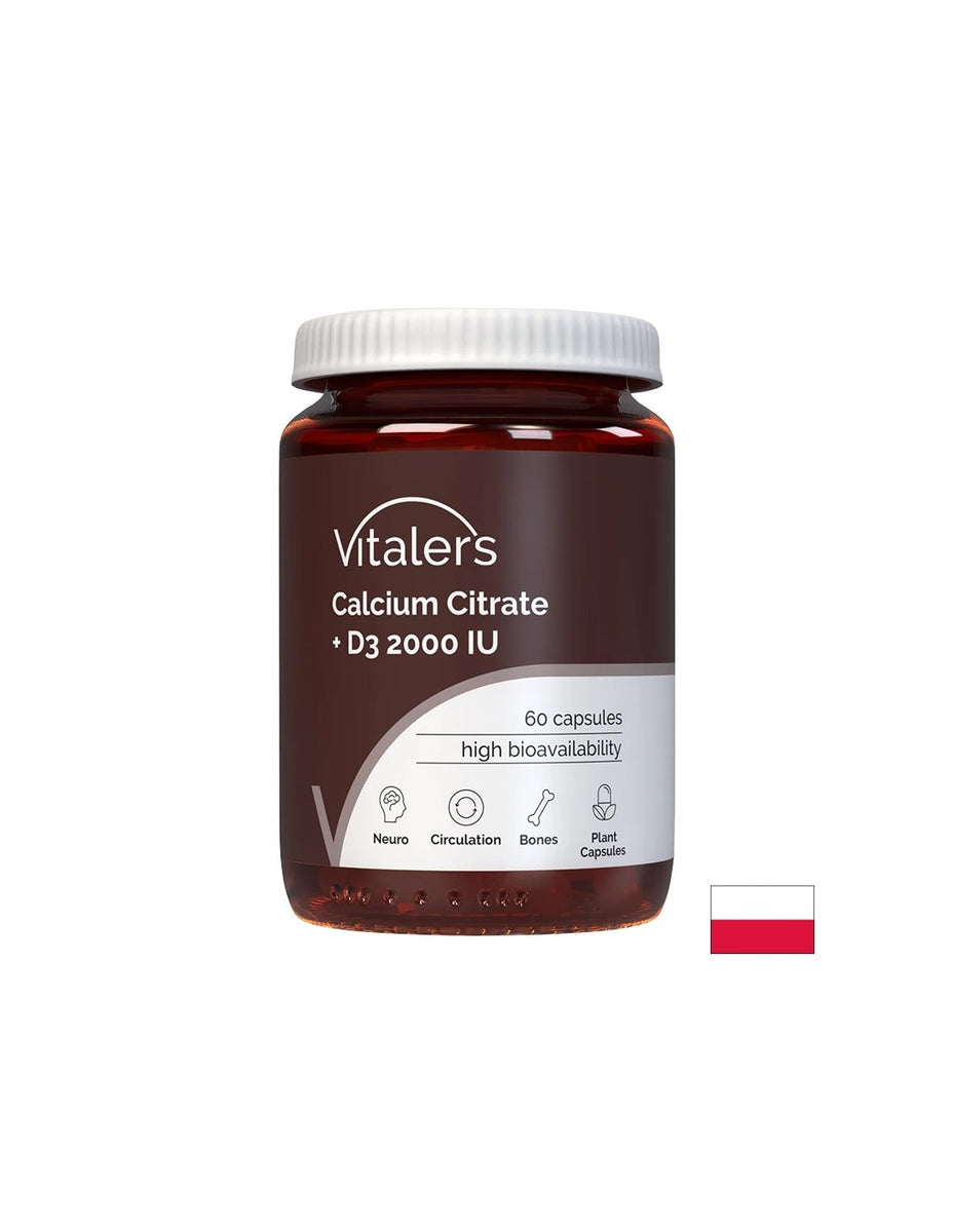 Calcium (citrate) 120 mg + Vitamin D3 1000 IU – Healthy bones and teet