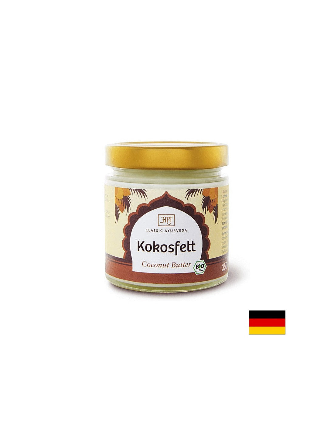 Kokosfett bio Ayurveda / Organic coconut oil, 350 ml