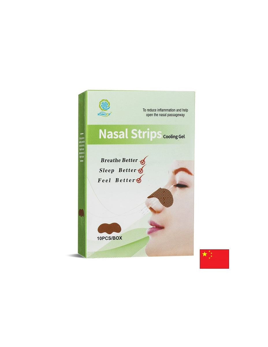 Nasal strips with cooling gel – For stuffy nose and difficulty breathi