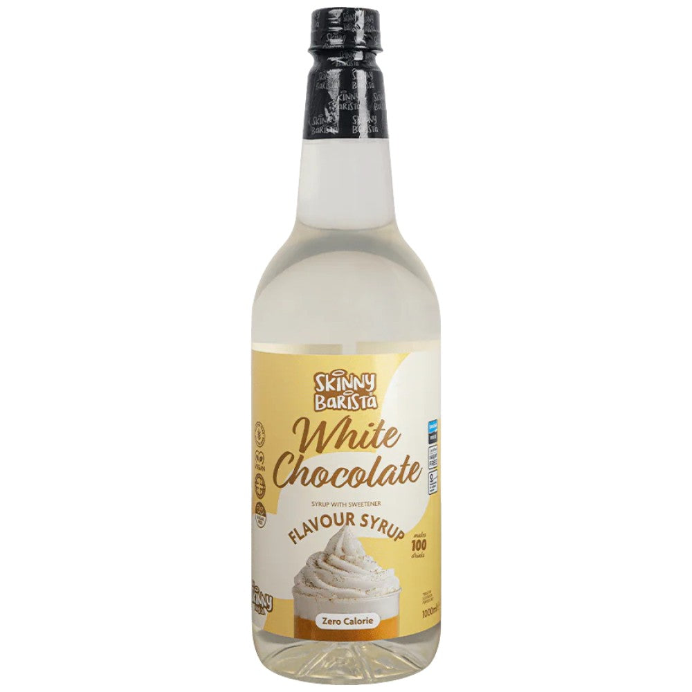Skinny Barista Zero Calorie Coffee Syrup | White Chocolate - 1000 ml