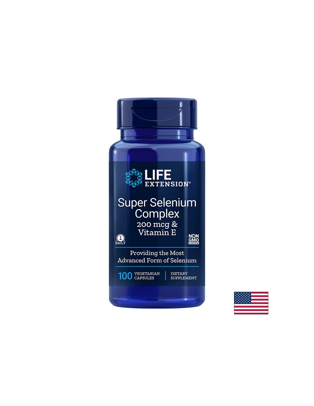 Super Selenium Complex and Vitamin E, 100 capsules