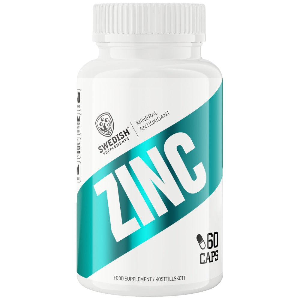 Zinc 25 mg | as Zinc Citrate - 60 капсули SWEDISH Supplements - Топ Цена